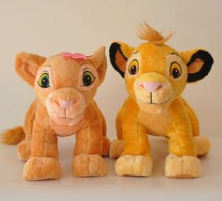 China Custom Lion King Simba Plush Toy 25cm Soft Stuffed Animal CE EN71 Certified for sale