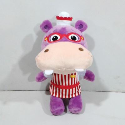 China Custom Disney Doc McStuffins Hallie Hippo Plush Toy 30cm CE EN71 OEM for sale