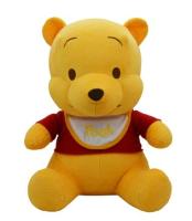 China Disney Winnie the Pooh 20cm Soft Plush Stuffed Toy Big Head Cute Red Yellow for sale