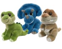 China Custom 15cm Green Blue Grey Dinosaur Dragon Stuffed Plush Toy OEM SGS Certified for sale