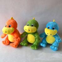 China Custom 15cm Green Blue Grey Dinosaur Dragon Stuffed Plush Toy OEM SGS Certified for sale