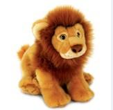 China Custom Made Brown Lion Stuffed Animal Plush Toy 25cm Sitting Pose OEM for sale