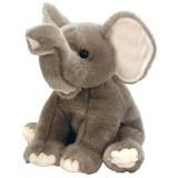 China Custom Grey Elephant Stuffed Plush Toy 25cm Polyester for Promotion for sale