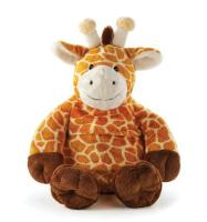 China Custom Brown Giraffe Stuffed Animal Plush Toy 20cm Sitting and Standing Pose OEM for sale