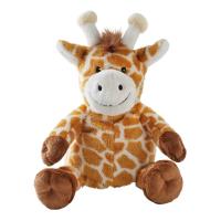 China Custom Brown Giraffe Stuffed Animal Plush Toy 20cm Sitting and Standing Pose OEM for sale