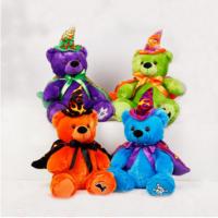 China 30cm Halloween Teddy Bear Stuffed Plush Toy for Promotion Soft PP Cotton Fill ASTM EN71 CE for sale