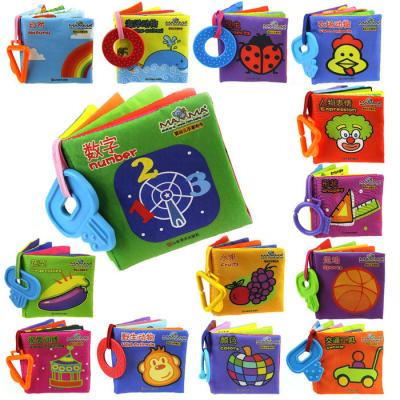 China Baby Cloth Books Educational Toys with Sound Paper for Early Learning 25x28cm for sale