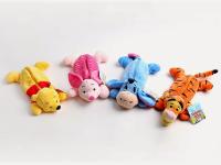China Disney Cartoon Plush Pencil Pouch 20x10x8cm Animal Zipper Pencil Case OEM for sale