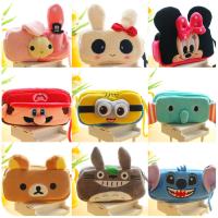 China Frozen Olaf Cartoon Plush Pencil Pouch 20x10x8cm Plush Velboa Animal Zipper Pencil Case for sale