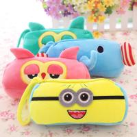 China Personalized Cartoon Plush Disney Owl Pencil Case with Zipper for sale