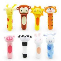 China Plush Baby Rattles Toys 25cm Infant Developmental Training Toy OEM Custom Logo for sale