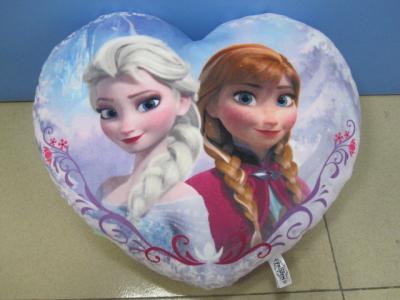 China Disney Frozen Princess Cushion Pillow 44x32cm Soft Plush Bedding for Kids for sale