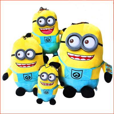 China Custom 25cm Yellow Minion Plush Toy with 3D Eyes for Promotion Gifts OEM for sale