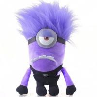 China 12 Inch Despicable Me 2 Evil Minion Plush Toy Soft Stuffed Doll for Kids 30cm for sale