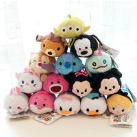 China Disney Tsum Tsums Plush Toy 10cm Mobile Phone Screen Cleaner Keychain Bag for sale