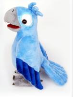 China Rio 2 Blue Boy Jewel Stuffed Cartoon Plush Toy 25cm Polyester for Promotion Gifts for sale