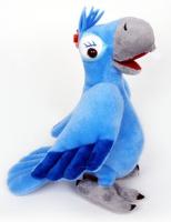 China Rio 2 Blue Boy Jewel Stuffed Cartoon Plush Toy 25cm Polyester for Promotion Gifts for sale