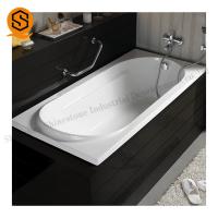 China Solid Surface Acrylic Drop In Tub Ergonomically Designed For Apartment for sale
