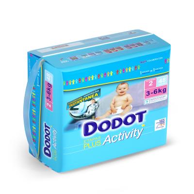 China Custom SAP Super Absorbing Baby Diapers 500-900ml Capacity with 360-Degree Elastic Waistband for 22-32 lbs for sale