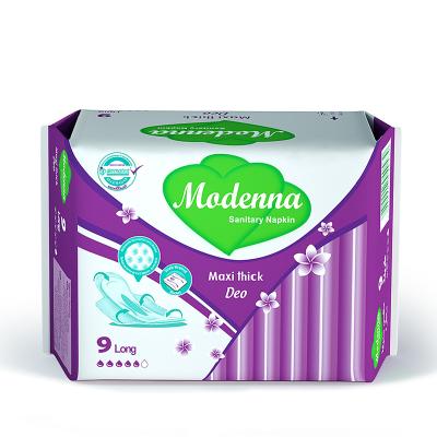 China OEM Nonwoven Women Sanitary Napkins 240mm 290mm 320mm Ultra Thick Soft Care Pads with Wings for sale