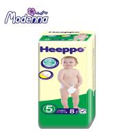 China Heeppo Baby Disposable Nappy 500-900ml Absorbency with 3-D Leak Prevention - Soft Cotton Disposable Diapers for sale