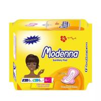 China Modenna Winged Sanitary Napkins 285mm with 50-80ml Absorption Capacity - Organic Cotton Feminine Hygiene Pads for sale