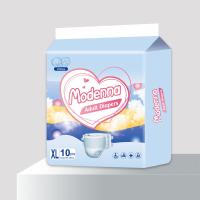 China Modenna MOD235 Disposable Adult Diaper - 800ml to 1200ml Absorbency, 3D Leak Protection, Unisex Elder Care for sale
