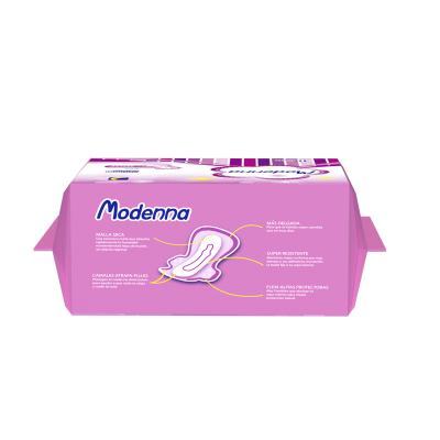 China Commercial Cotton Sanitary Napkins 155-410mm Length with 12-120ml Absorption Capacity for Women for sale