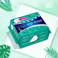 China Organic Cotton Sanitary Napkin 340mm Extra Long Night Use with 80ml Absorption Capacity and ISO9001 CE Certification for sale