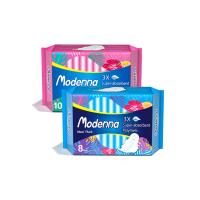 China OEM Sanitary Towel Pads Disposable Breathable Winged 50-120ml Absorption 290-410mm Length Options for sale