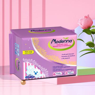 China Custom OEM Sanitary Pads 240-410mm Size Range with 60-80ml Absorption Capacity, Organic Cotton & Breathable Design for sale