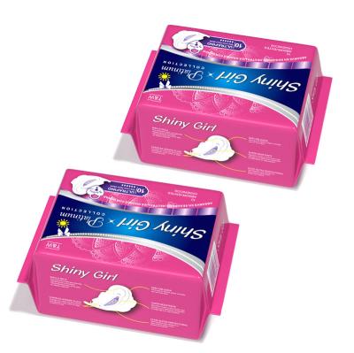 China Organic Negative Ion Sanitary Napkin 240mm 245mm with Honeycomb Leak Guard and Japan Sumitomo SAP for sale