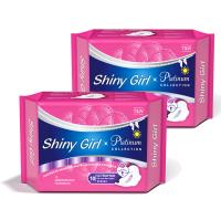China Herbal Mint Biodegradable Organic Cotton Sanitary Pads 50-100ML Absorbency with 6100 Anion Technology for sale