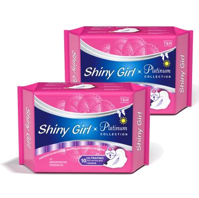 China Herbal Mint Biodegradable Organic Cotton Sanitary Pads 50-100ML Absorbency with 6100 Anion Technology for sale