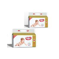 China Magic Soft Disposable Baby Nappy Pants - 4 Sizes 375-520mm, 420-750ml Absorbency with Elastic Waistband for sale