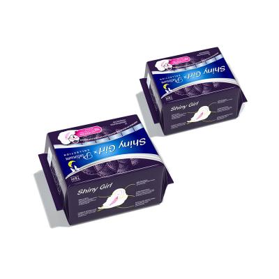 China Disposable Cotton Ultra Thin Sanitary Napkins 290mm/340mm Length with 60-80ml Absorption Capacity for sale