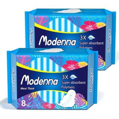 China Leakproof Female Sanitary Pads Embossed Breathable Period Pads For Women for sale