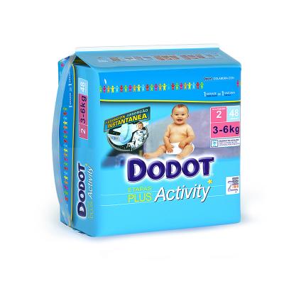 China DODOT Newborn Breathable Disposable Diapers 100% Cotton - 400ml to 1000ml Absorption Capacity, 7 Size Options for sale