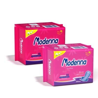 China Scented Anion Daily Use Sanitary Pads Napkins Cotton Disposable 245mm 290mm 340mm for sale