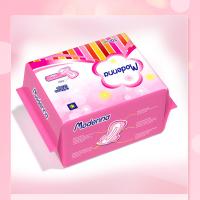 China Breathable Women Sanitary Napkin Soft 100% Organic Cotton Sanitary Pads 285mm for sale