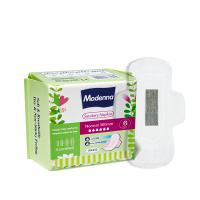 China Oem Women Ladies Organic Sanitary Napkins Pads PE Individual Wrapped for sale