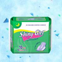 China Disposable Menstrual Cotton Anion Women Sanitary Pads Night Use Sanitary Napkin for sale