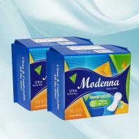 China Cotton Soft Non Woven Topsheet Women Sanitary Napkin Wing Type 285mm for sale