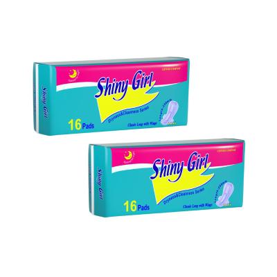 China Super Absorbent Straight Disposable Sanitary Napkin Pads For Women Girl for sale