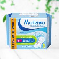 China 100% Cotton Sanitary Napkins Disposable Sanitary Napkin Pads for sale
