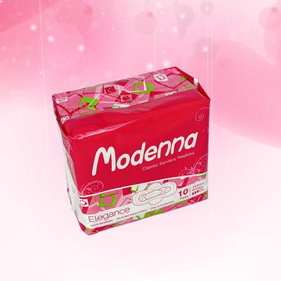 China Feminine ultra thin organic cotton sanitary towel napkin pad for girl women lady female menstrual for sale