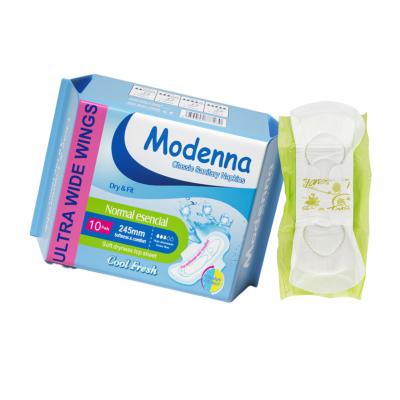China Feminine Hygiene Products Women Organic Cotton Menstrual Pads Sleeping Sanitary Napkin Towel for sale