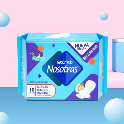 China New Design Free Samples Disposable Night Use Long 285mm Sanitary Pads For Women Sanitary Napkin for sale