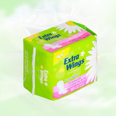 China Maxi Size Women Sanitary Towel Day Night Use Organic Natural Lady Pad for sale