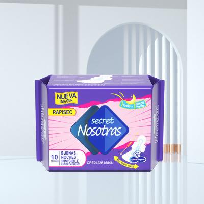 China Customized Female Menstrual Period Pads Wings Hygiene Organic Cotton Sanitary Pads Lady Pad Sanitary Napkin for sale